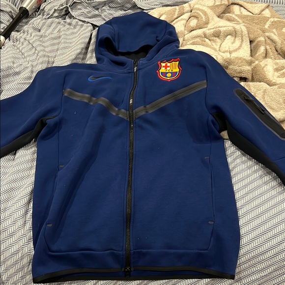 Nike | Sweaters | Rare Nike Tech Barcelona Hoodie | Poshmark